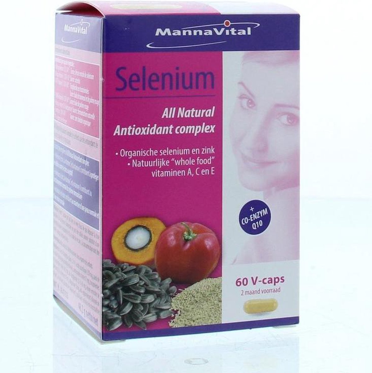Mannavita Mannavital Rode Ortho-reeks Selenium + Vit A-c-e Capsules ...
