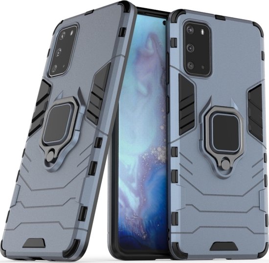 Mobigear Armor Ring Telefoonhoesje geschikt voor Samsung Galaxy S20 Plus Shockproof... | bol