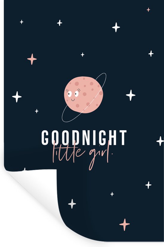 Muurstickers - Sticker Folie - Quotes - Goodnight little girl ...