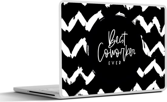 Laptop sticker - 14 inch - Baan - 'Best coworker ever' - Spreuken ...
