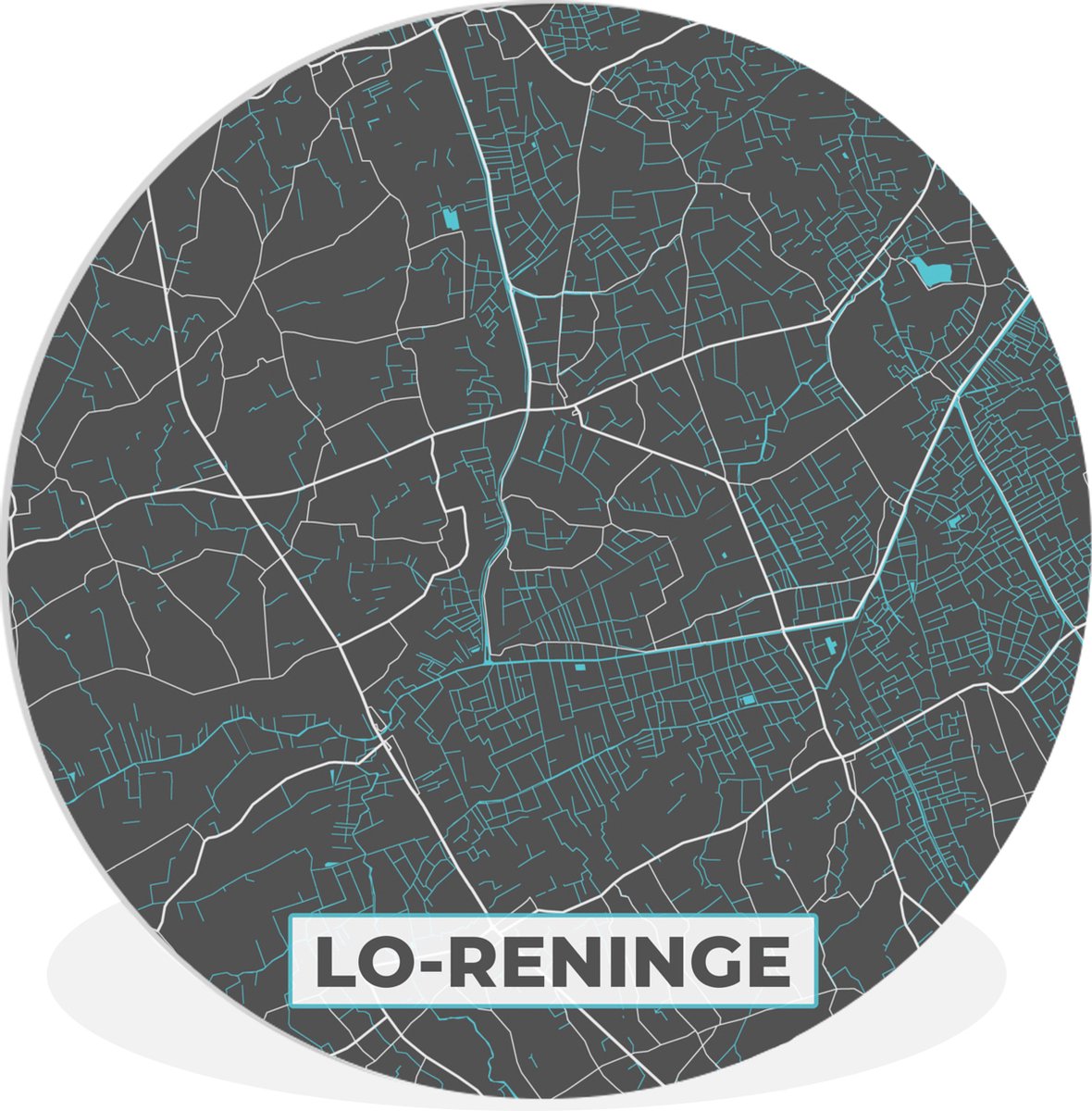 Wall Circle - Wall Circle Indoor - Map - Map - City Map - Lo Reninge ...