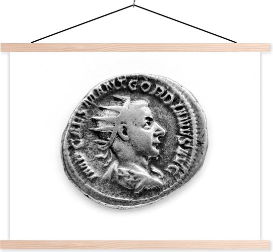 Schoolplaat - Een munt uit de tijd van Grieken en Romeinen - zwart wit ...