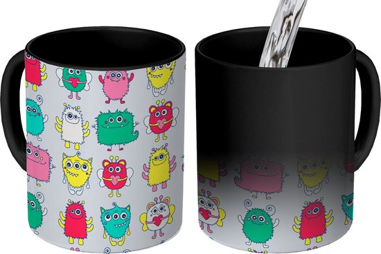 Magische Mok - Foto op Warmte Mokken - Monster - Kinderen - Patronen ...