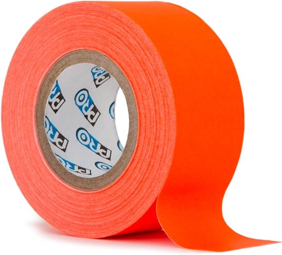 Pro paper tape mini rol 24mm x 9.2m neon oranje | bol