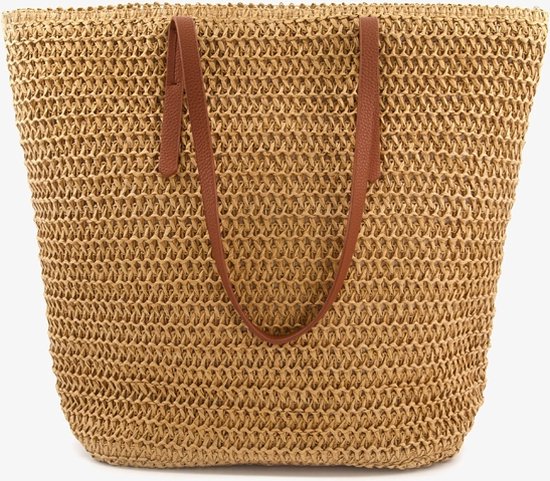Dames shopper - Beige | bol.com