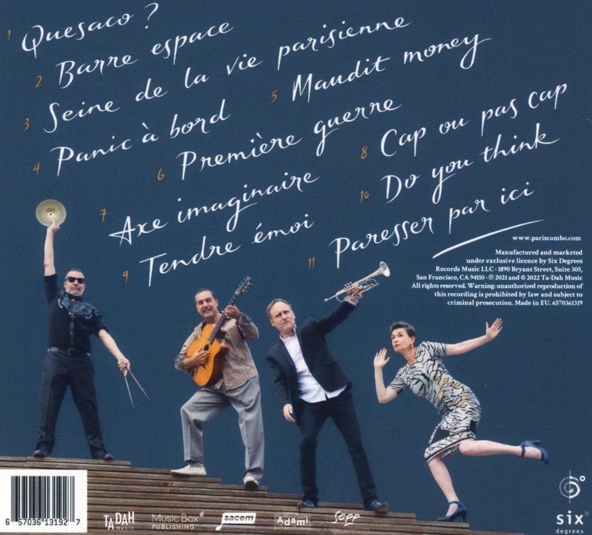 Paris Combo - Quesaco (CD), Paris Combo | CD (album) | Musique | bol.com