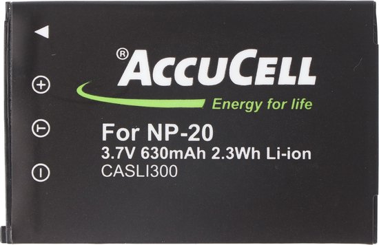 Batterij geschikt voor Casio NP-20 batterij, Exilim EX-M1, EX-M2 | bol