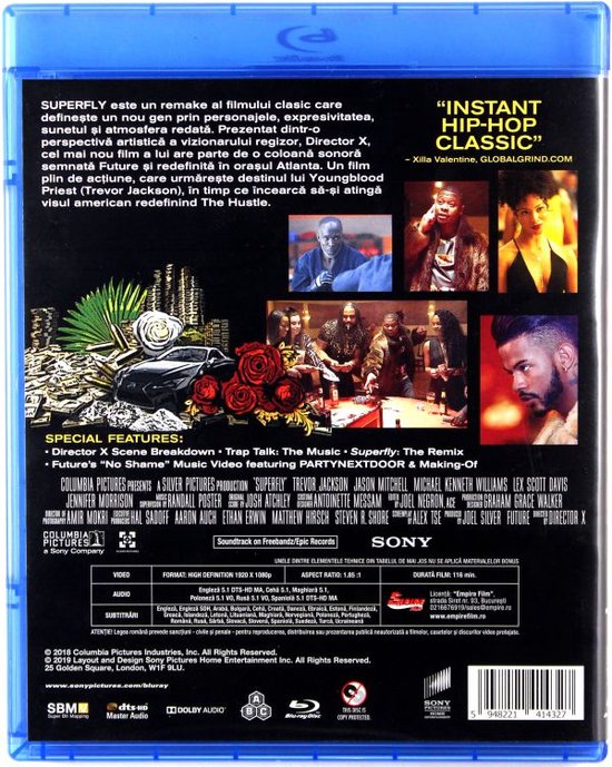 Superfly [Blu-Ray] (Blu-ray), Lex Scott Davis | Dvd's | bol