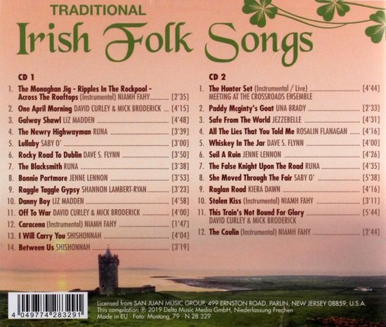 Traditional Irish Folk Songs, various artists | CD (album) | Muziek | bol