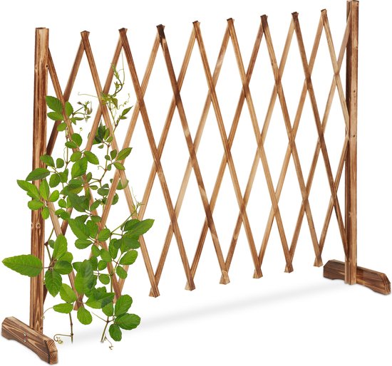 klimrek planten - hout - uitschuifbaar - tot 275 cm - klimplanten ...