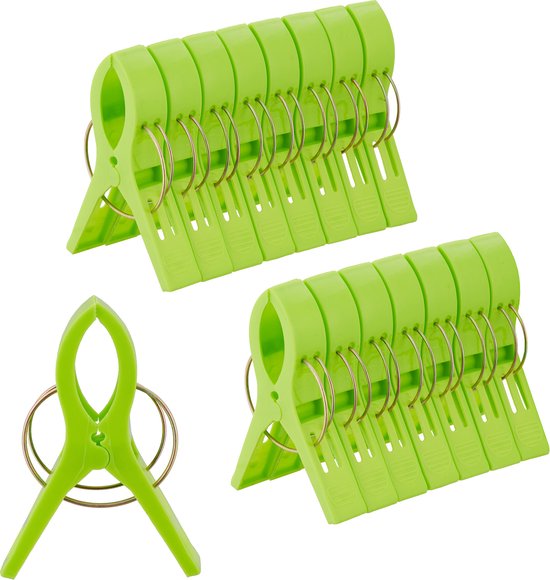 badhanddoek knijpers - set van 16 - handdoekklemmen - XXL wasknijpers ...