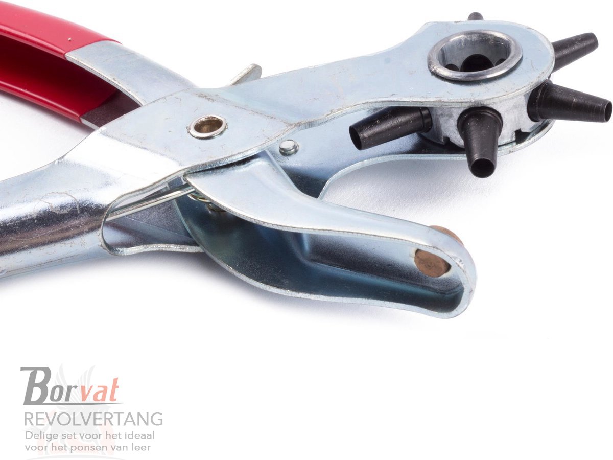 Borvat® - Revolvertang & Drukknooptang Gatentang Set - Drukknopen Tang ...