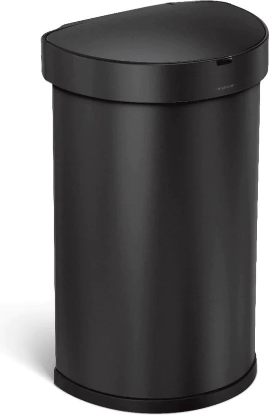 Simplehuman - Prullenbak Liner Pocket Half Rond Sensor 45 liter - Zwart ...