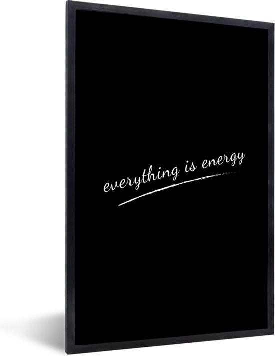 Fotolijst incl. Poster - Energie - Quote - Daily life quote ...