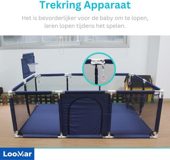 LooMar Grondbox Baby - Babybox - Grondbox - kinderbox - Playpen | bol.com