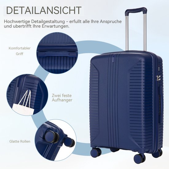 Kofferset 3-delig - Hardcase Koffer - Spinner Koffer - Reiskoffer Set ...