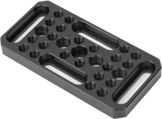 Montageplaat voor camera van zwart aluminium - Lichtgewicht accessoire ...