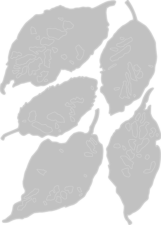 Sizzix Snijmal - Thinlits set - Leaf fragments - 5 stuks | bol.com