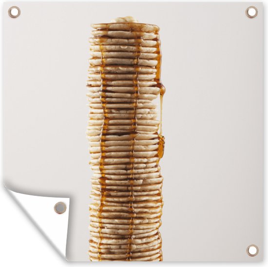 Affiche de Jardin Une pile imposante de dizaines de crêpes - 200x200 cm ...