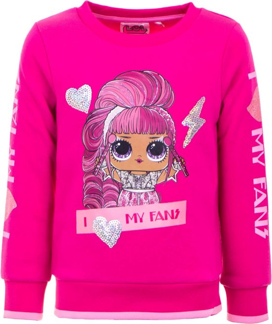 Lol trui - LOL surprise - l.o.l. sweater - roze 116 | bol