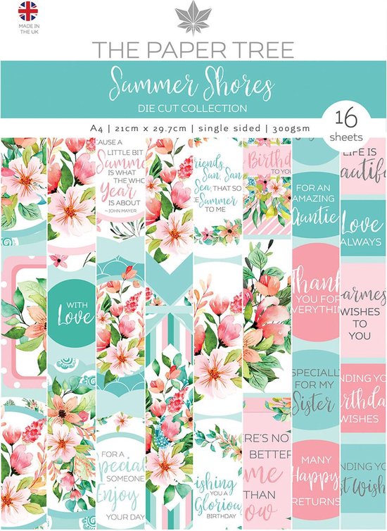 The Paper Tree -Summer shores A4 backing | bol.com