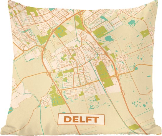 Kaart - Delft - Vintage | bol.com
