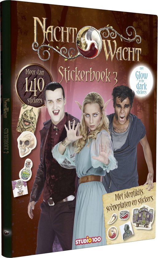 Studio 100 Stickerboek Nachtwacht Glow In The Dark | bol