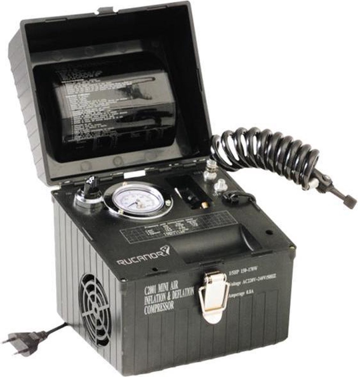 Rucanor Elektrische Ballenpomp - Balaccessoires - zwart - ONE | bol.com