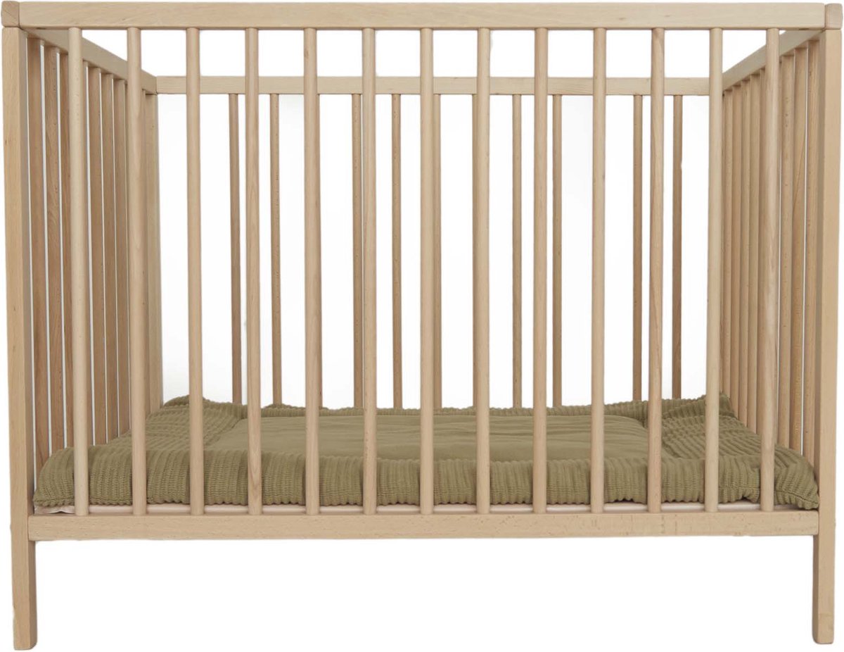 Prénatal baby box met ronde spijlen - Naturel - 75 x 100 cm | bol.com