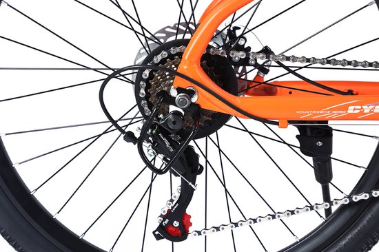 Cyclux Giga Mtb 24 Inch 24 Speed Shimano Oranje | bol