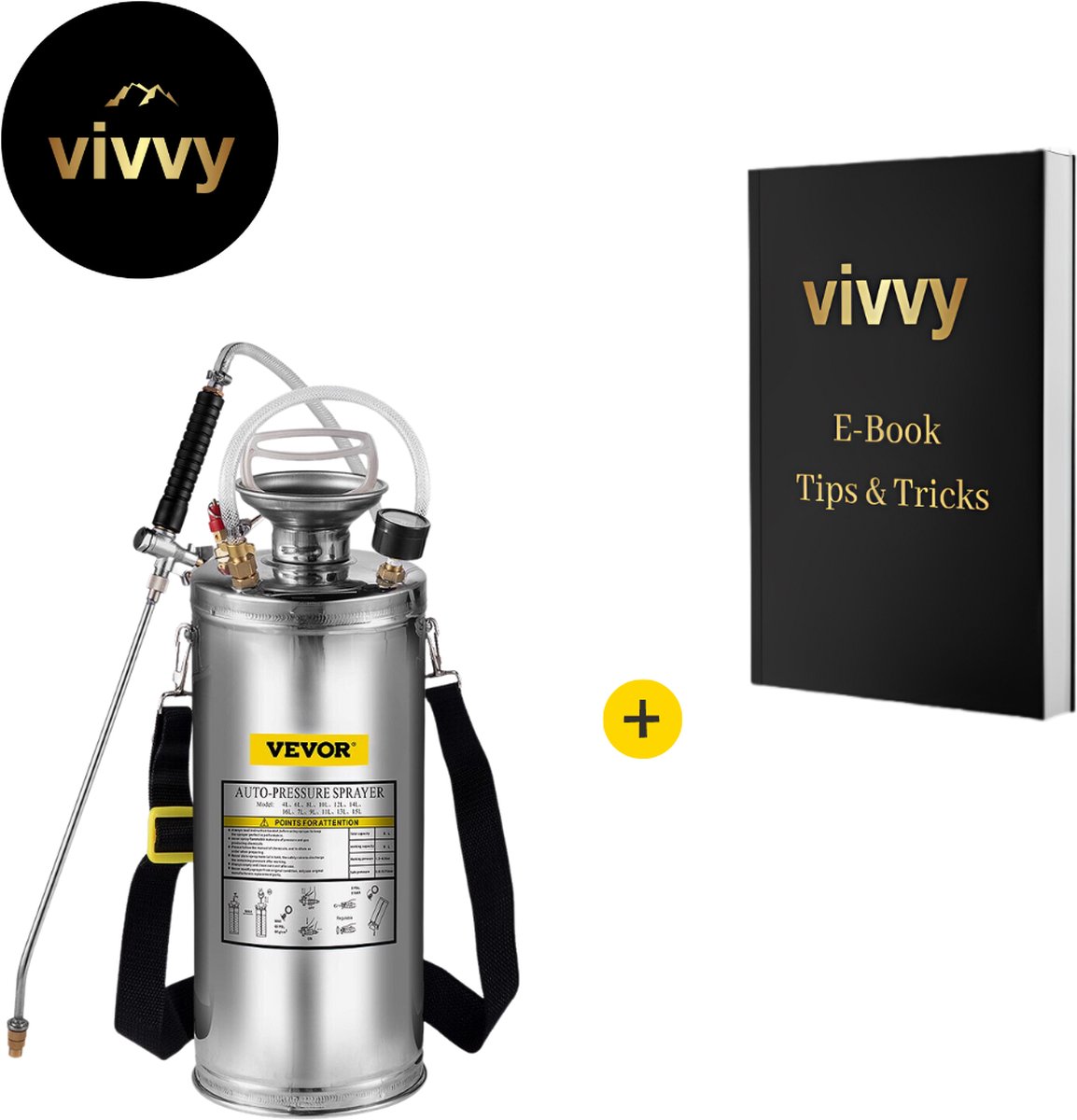 Drukspuit Zuurbestendig - Drukspuit 5 Liter Multifunctioneel ...