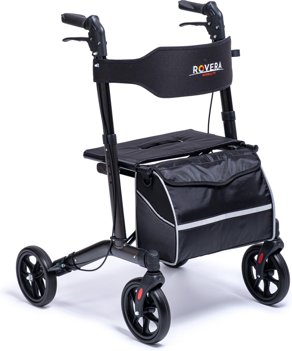 Rovera Mobility® Lichtgewicht Rollator - Opvouwbaar - Binnen en buiten ...