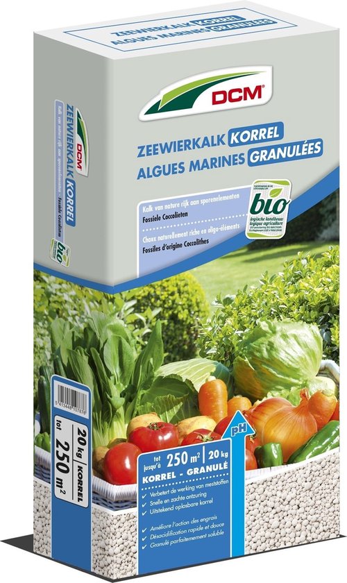 DCM ZEEWIERKALK KORREL 20KG | bol