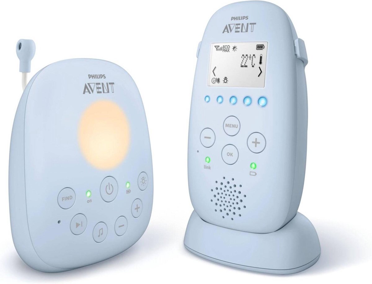 Philips Avent DECT-babyfoon SCD725/26 - Blauw | bol.com