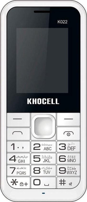 Khocell - K022 - Mobiele telefoon - Wit | bol