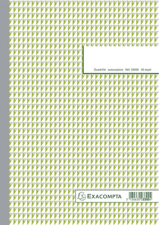 5x Doorschrijfpapier geruit 5x5 29,7x21cm 50 zelfkopiërend papier dupli ...