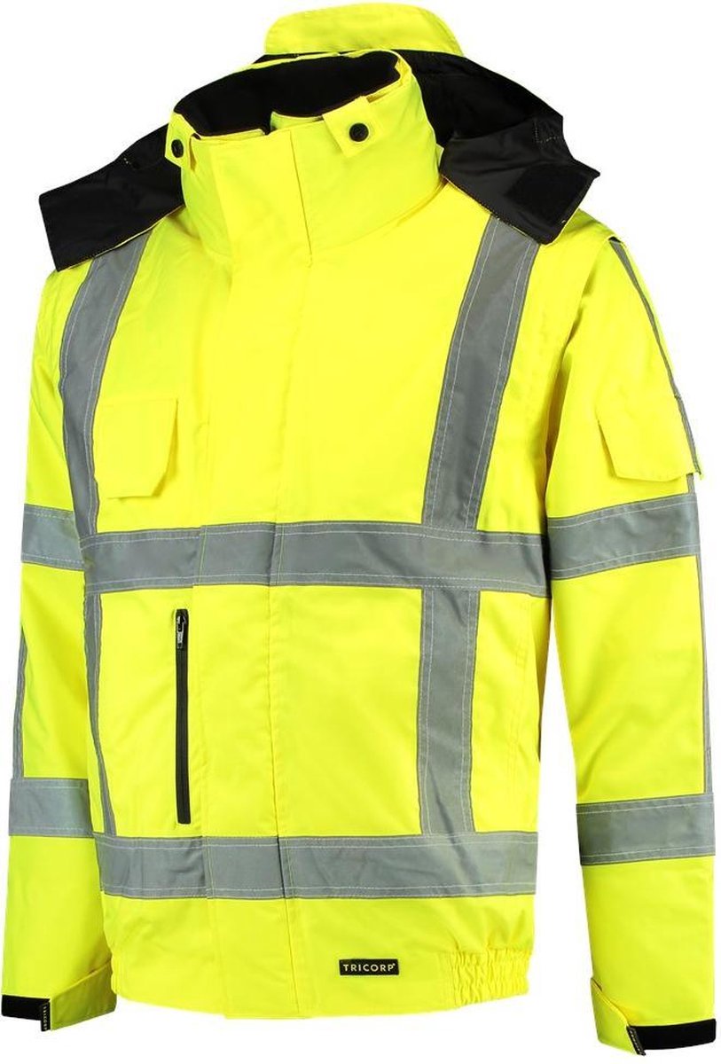 Tricorp Pilotjack - Werkjas 403006 - Fluor Geel - Maat XXL | bol.com