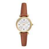 Fossil CARLIE ES5297 Dames Horloge 28 mm - Bruin | bol