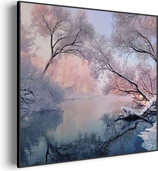 Akoestisch Schilderij Winter is coming Vierkant Pro L (80 X 80 CM ...