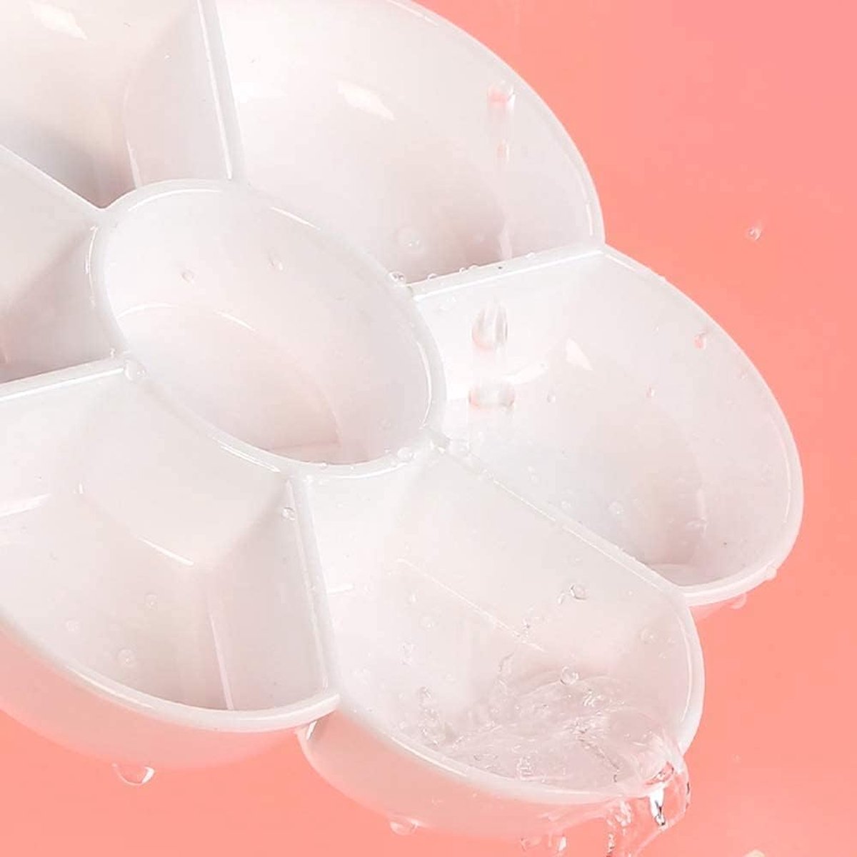 Palette de mélange en forme de fleur en plastique, avec 7 buses de ...