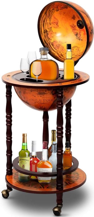 Globus Bar Barwagen, wereldbolbar, minibar, wereldbol, wereldbol ...
