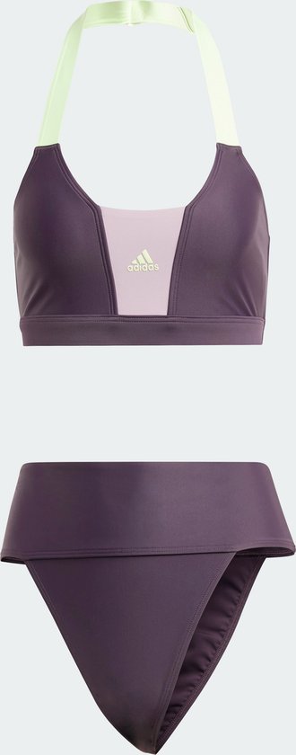 adidas Sportswear Sportswear Colorblock Bikini - Dames - Paars- 2XS | bol