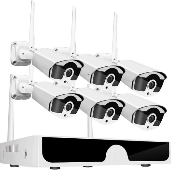 Velox CCTV - Beveiligingscamera set met 6 Cameras Outdoor Buiten - Home ...
