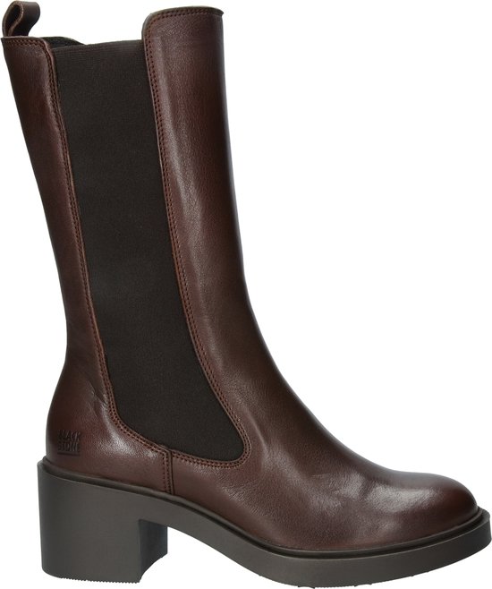 Blackstone Ronja High - Brown - Boots - Vrouw - Brown - Maat: 38 | bol