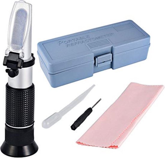 Refractometer - Alcoholmeter - Zoutmeter - Refractometer Suiker | bol