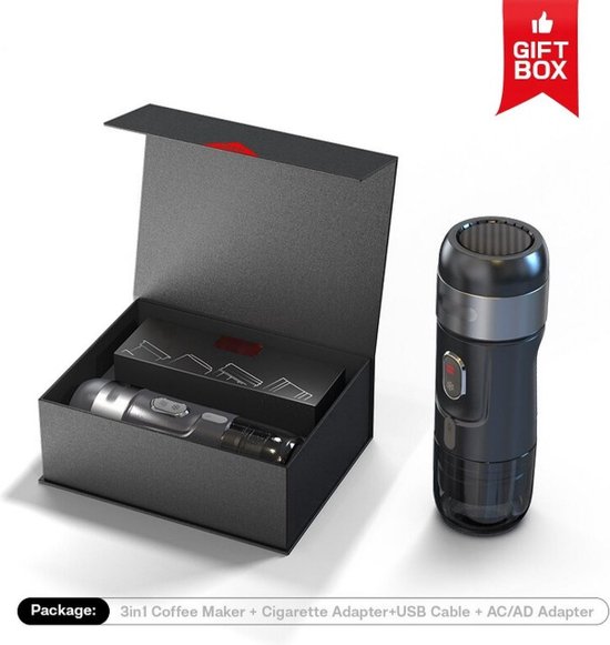 Velox Koffie machine - Draagbaar - Inclusief Koffer - Espressomachine ...