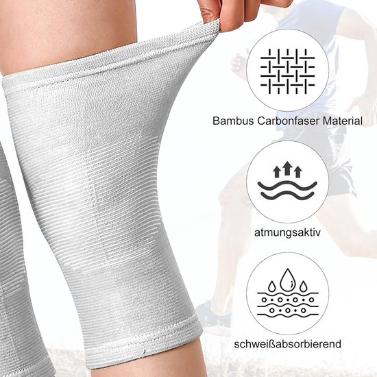 Nevolis bamboe Kniebrace voor Mannen en Vrouwen – Knie Steunbandage ...