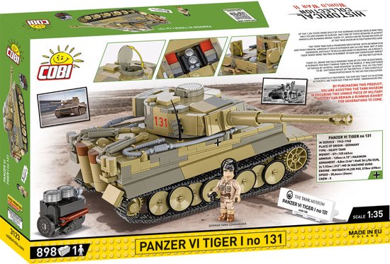 COBI Panzer VI Tijger I NO 131 - COBI-3123 | bol