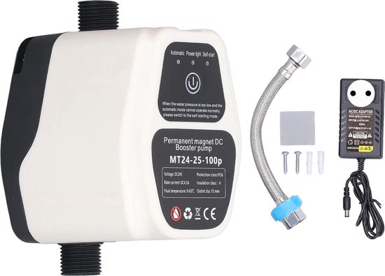 Waterboosterdrukpomp 100W 24V Automatische Boosterpomp Ingebouwde ...