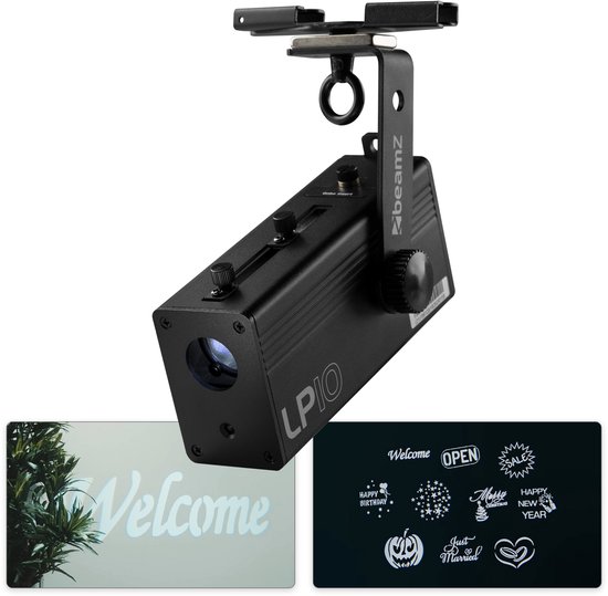 BeamZ LP10 Gobo Projector - Inclusief 10 gobo’s - logo projector | bol